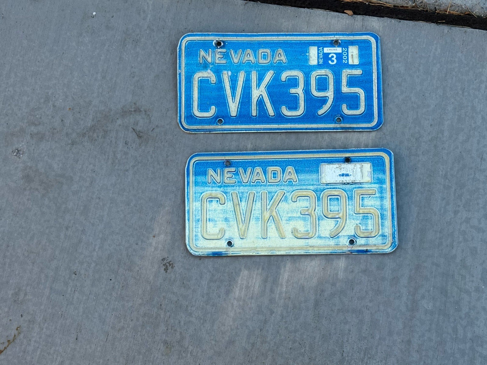 Vintage Nevada License Plate Set | eBay