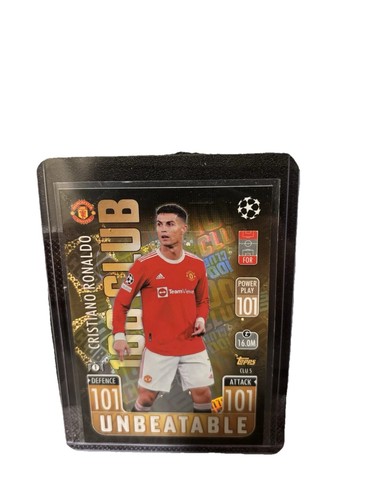 TOPPS MATCH ATTAX RONALDO 100 CLUB UNBEATABLE 2021 Receive 5 + Random ...