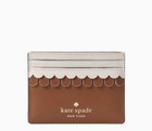 Kate Spade Gingerbread House Small Slim Card Holder Wallet Leather ...
