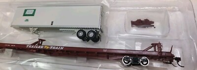 Athearn Genesis HO 69606 89' F89f Flatcar W/40' Trailer Train TTX ...