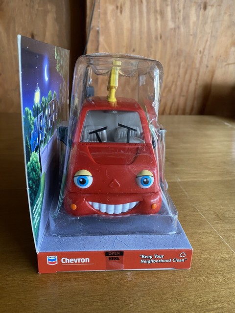 Chevron Cars Payton Pizza Delivery Car Collectible Toy Vintage Retired ...