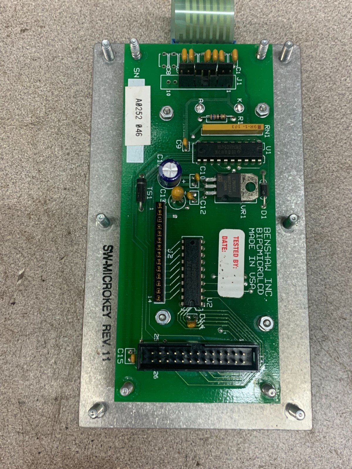 USED BENSHAW SW-MICROKEY DISPLAY ASSEMBLY KEYPAD BIPCMICROLCD | eBay