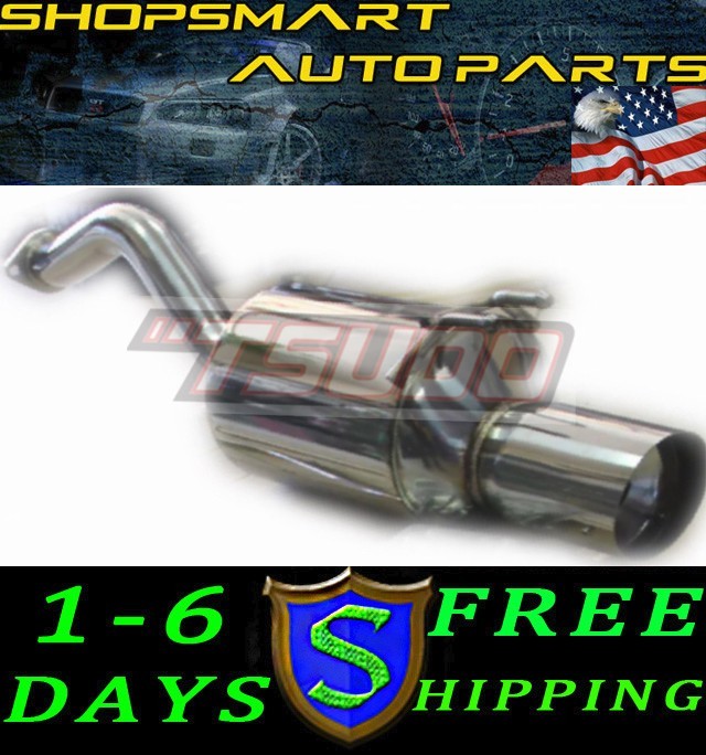 TSUDO EVO PERFORMANCE CATBACK EXHAUST MUFFLER 2008 HONDA CIVIC COUPE DX ...