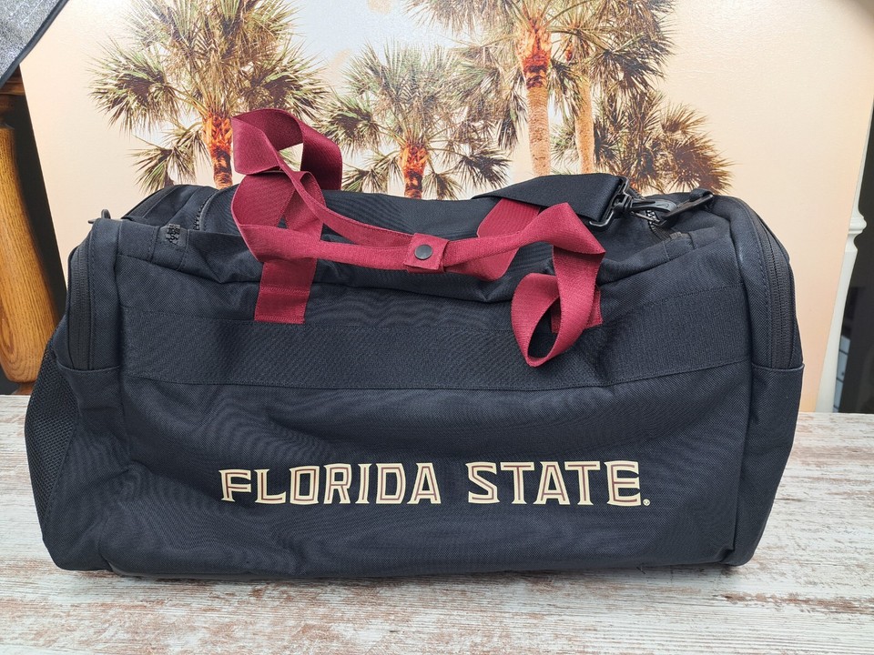 Nike Florida State Baseball Team Issued Duffel Bag Travel Bag Black NEW ...