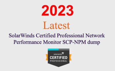 SolarWinds Network Performance Monitor SCP-NPM dump GUARANTEED (1 month ...