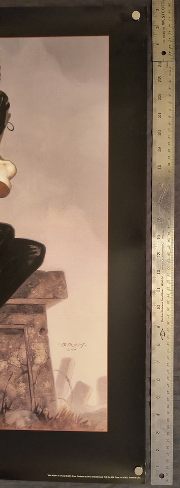 Gerald BROM Poster #1 MISS MUFFET Sirius Entertainment 2001 BRAND NEW ...