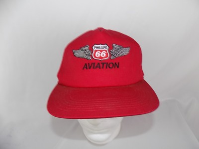 Phillips 66 RED Cotton Adjustable Baseball Snapback Cap Hat Aviation ...