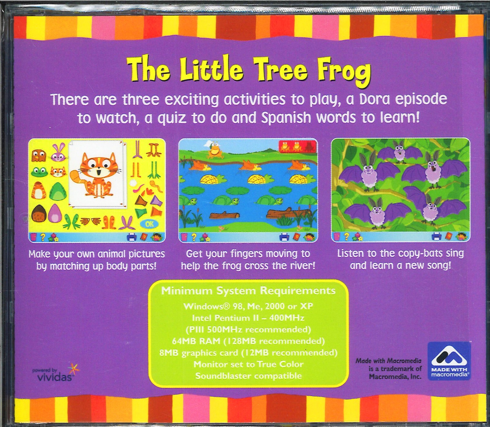 546A NEW SEALED DORA THE EXPLORER THE LITTLE TREE FROG (CD) | eBay ...