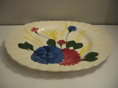 Blue Ridge Southern Potteries Platter "Chrysanthemum" 14" Length USA ...