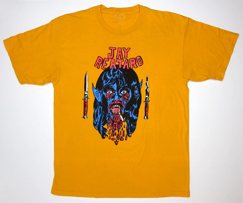Vtg Jay Reatard Music Star Heavy Cotton Yellow All Size Unisex Shirt ...