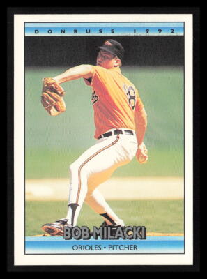 Bob Milacki 1992 Donruss #101 Baltimore Orioles | eBay