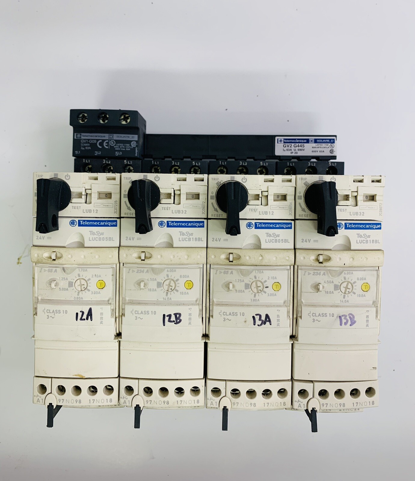 Telemecanique / Schneider Electric TESYS 2-LUCB05BL & 2-LUCB18BL plus ...