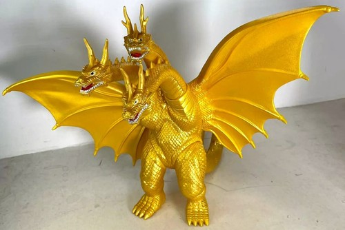 GODZILLA King Monsters 17" GHIDORAH Gold Dragon Action Figure BANDAI ...