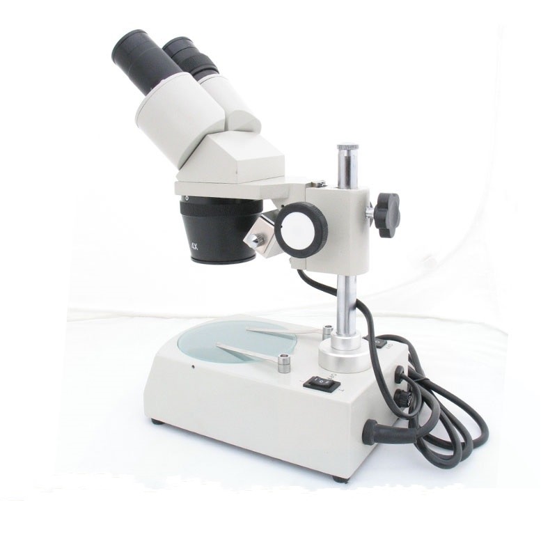 1X 3X Objective Binocular Stereo Microscope PCB Lab Inspection Wide ...
