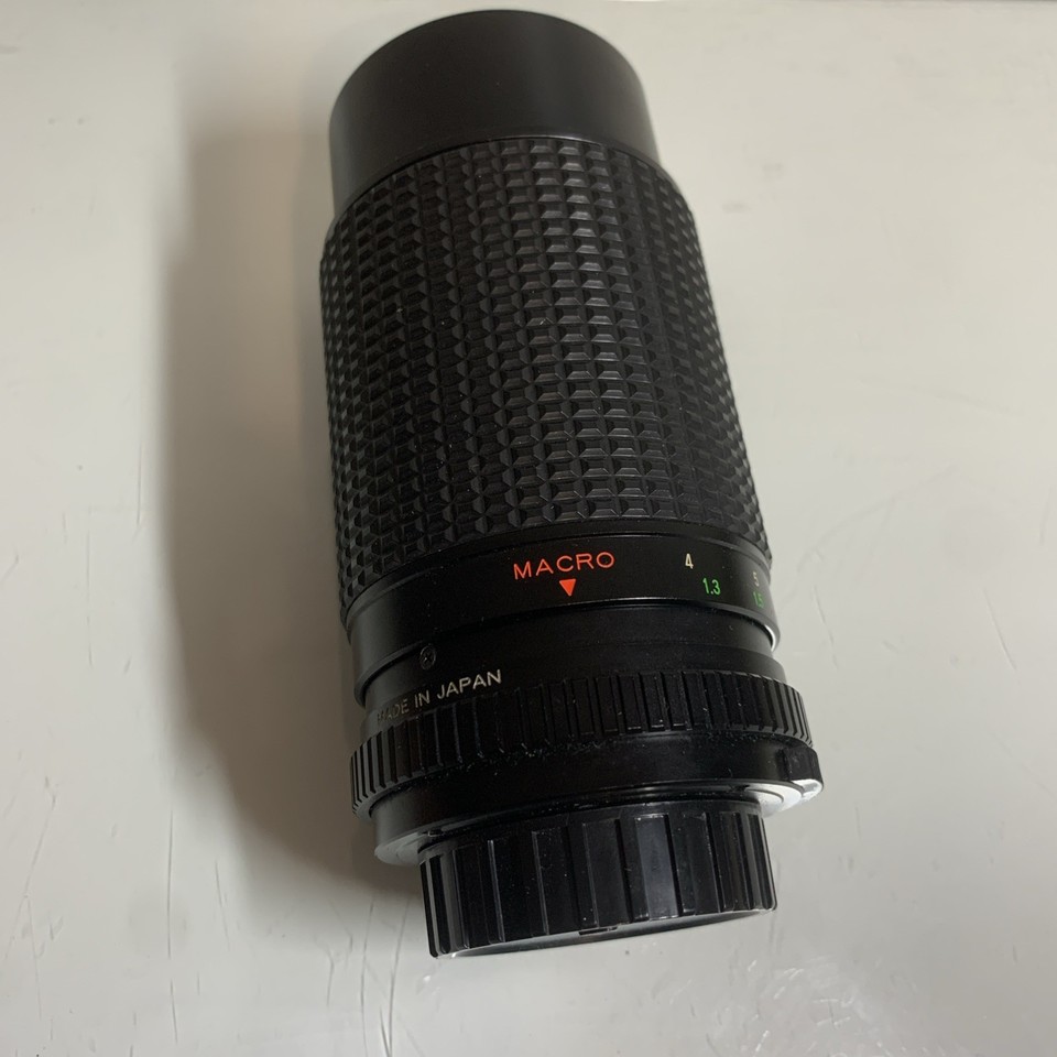 Vintage SUPER PARAGON Auto Tele Zoom MC 75-200mm F4.5 Lens PK Mount Fit ...