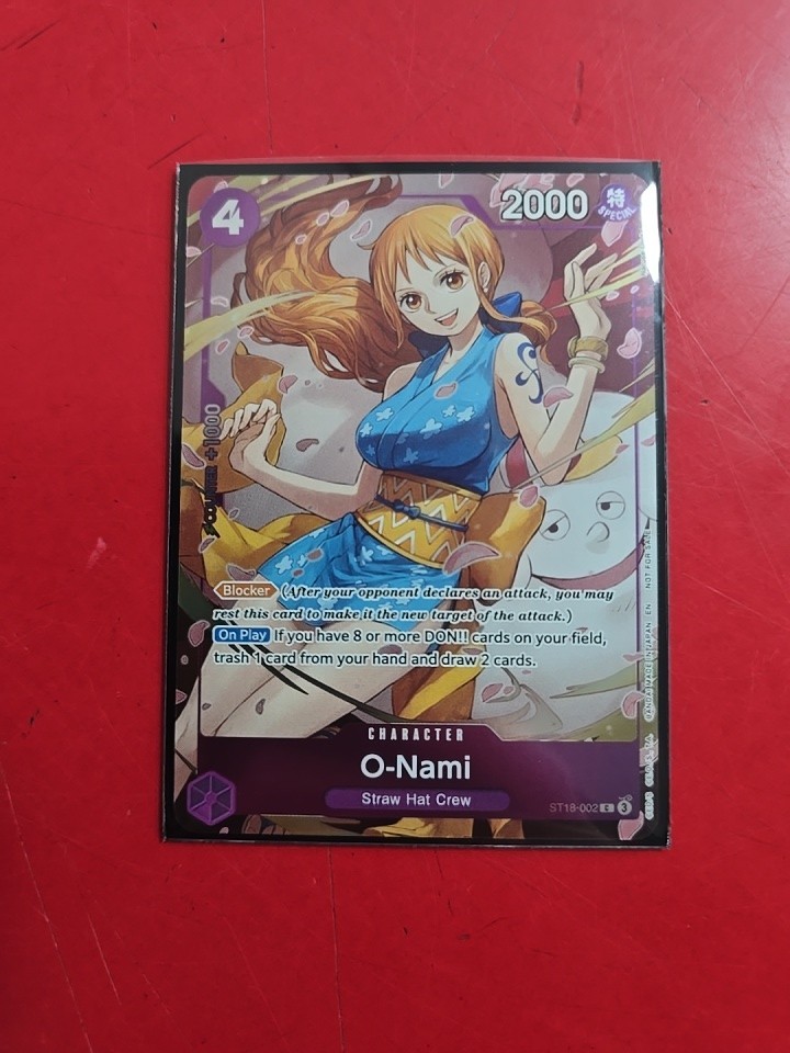 ST18-002 O-Nami Eb03 English Heroines Campaign Dash Pack promo Alt Art ...