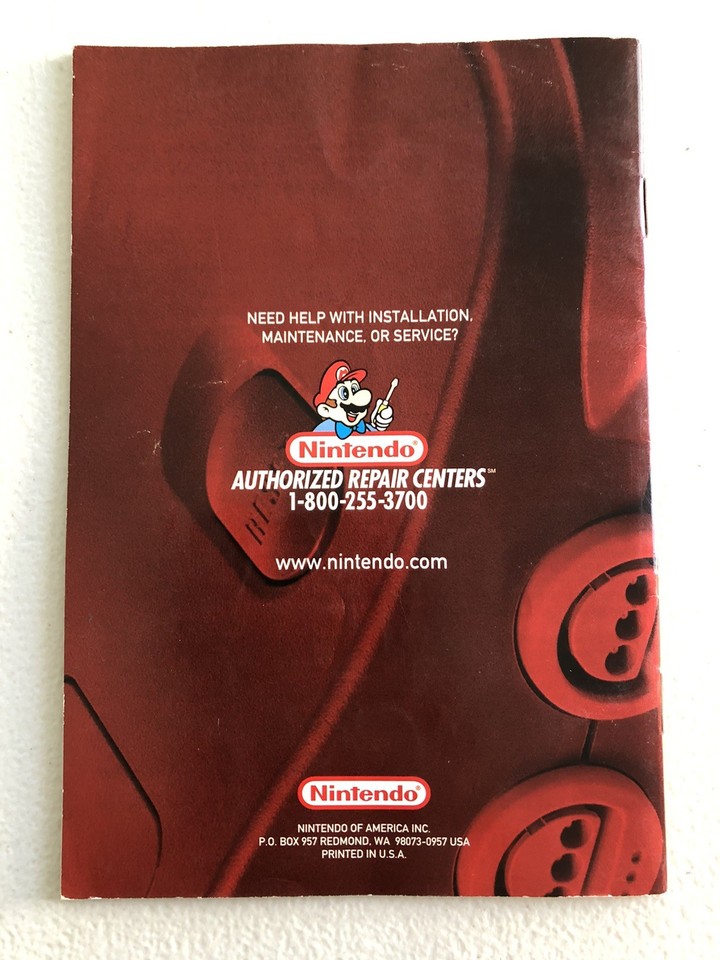 Nintendo 64 Manual ONLY Instruction Booklet N64 Super Smash Bros 1999 ...