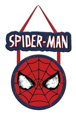Spiderman Grunge Icon 6.5 x 11.5 Hanging Sign | eBay