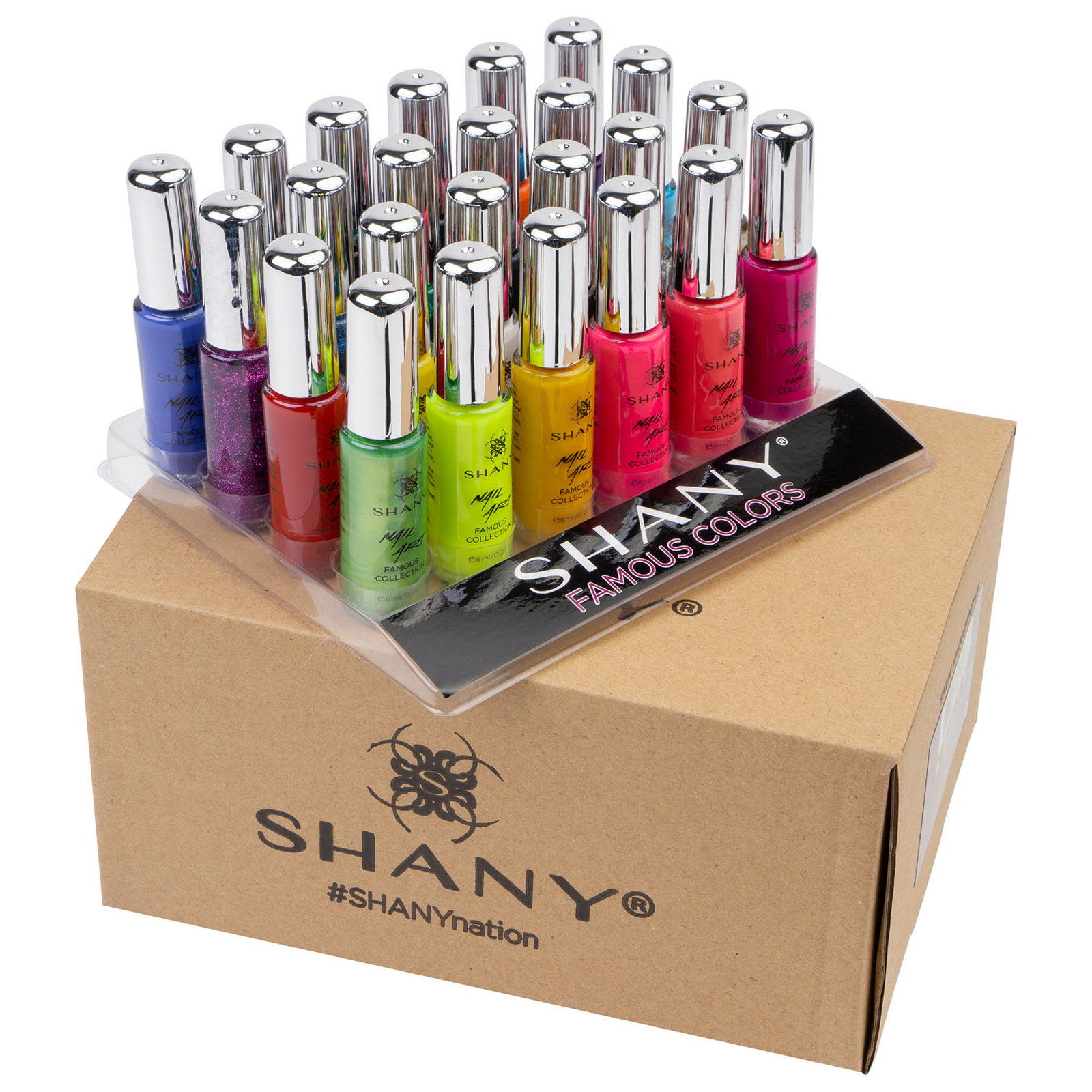 SHANY Nail Art Set (24 Famous Colors Nail Art Polish, Nail Art ...