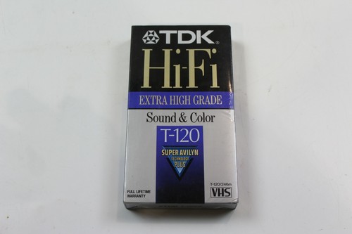 TDK Hi-Fi Extra High Grade Sound & Color T-120 VHS Tape SEALED | eBay