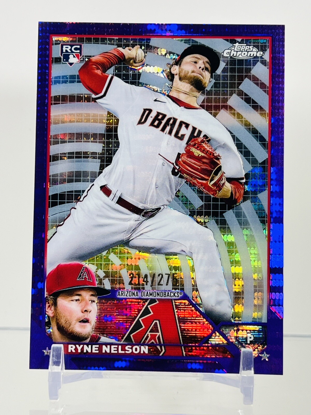 2023 Topps Chrome RYNE NELSON Purple Sonar Refractor #193 RC #d/275 ...