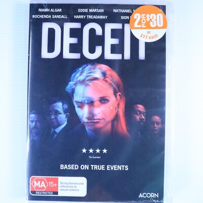 NEW Deceit (DVD, 2021) Niamh Algar, Eddie Marsan - Drama Film Movie ...