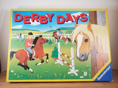 Ravensburger DERBY DAYS BOARD GAME Horse Racing Jumping Game *No ...
