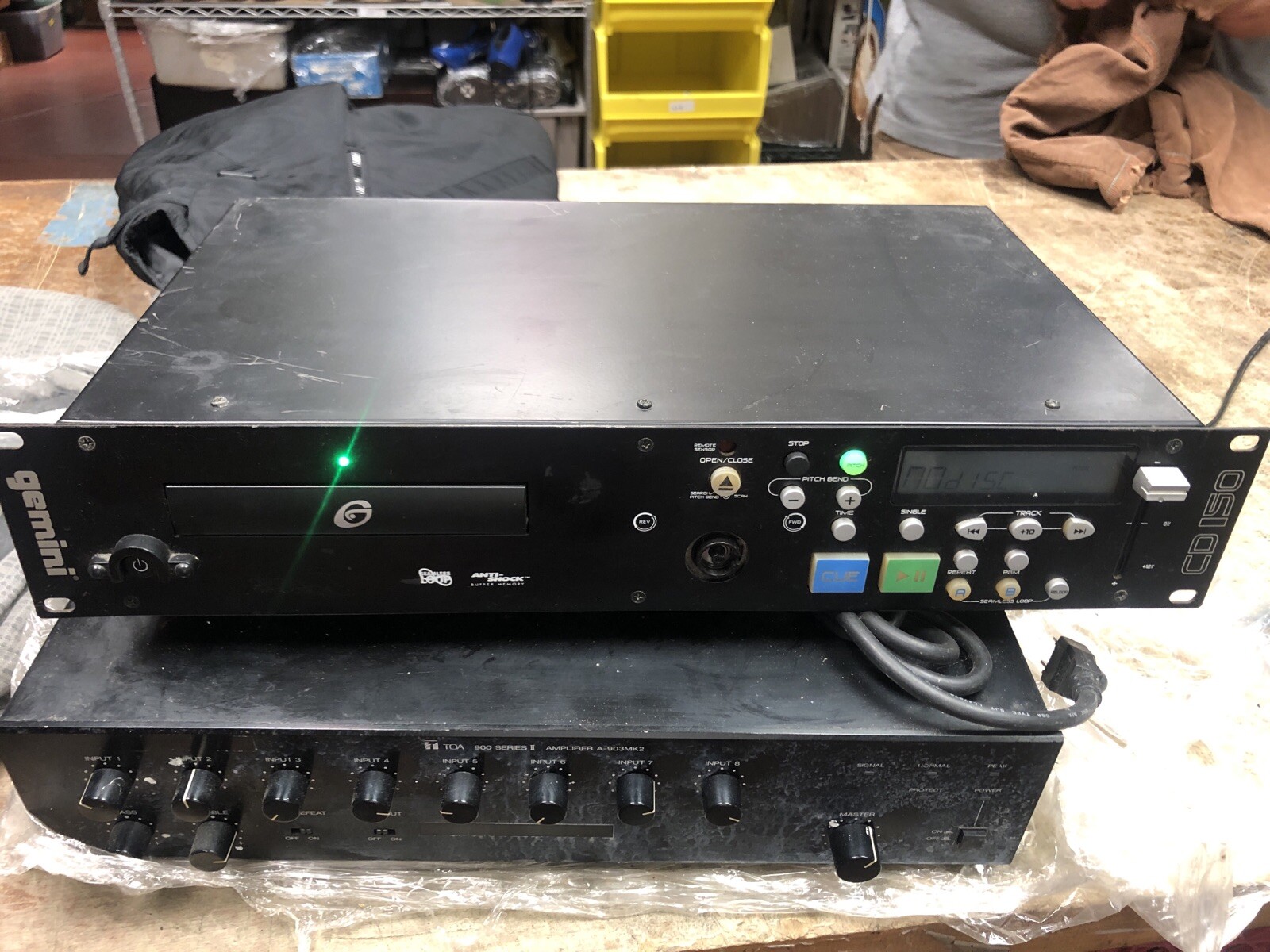Gemini Cd-110 Professional Single CD Player Rack Mountable for sale ...