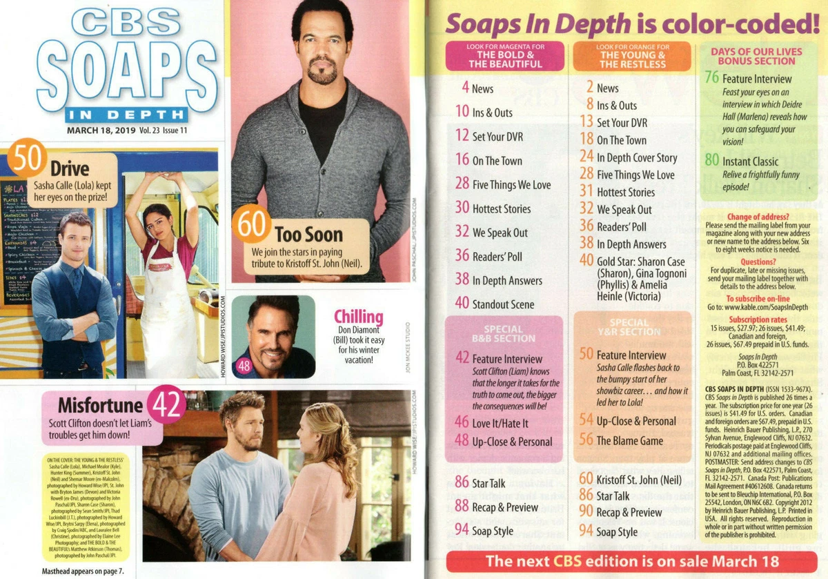 Cbs Soap Opera Digest Recaps