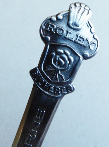 vtg OEM Rolex Bucherer of Switzerland Lucerne Silver-Plated Souvenir ...