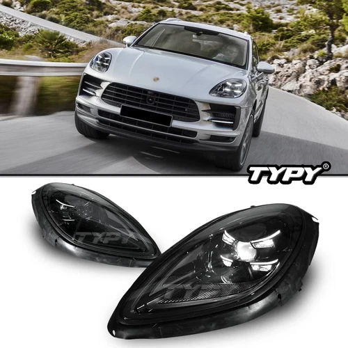 LED Headlights For Porsche Macan 2014-2018 Laser Matrix Animation Front ...