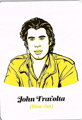John Travolta Hollywood Celebrity Movie Flim Trading Game Card | eBay