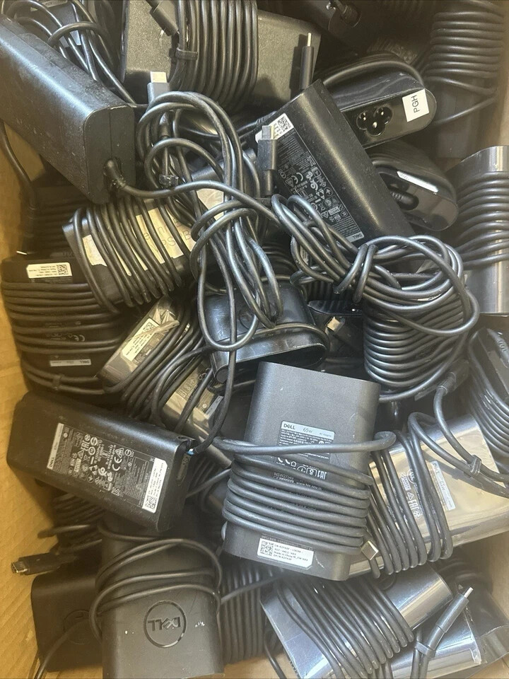 5 Lot Dell Laptop Charger 65W USB Type C AC Power Adapter LA65NM190 ...