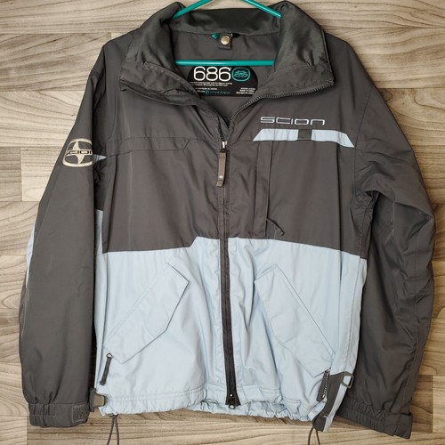 686 x Scion Women's Zip Up Jacket Two Tone Gray Blue Size Medium | eBay