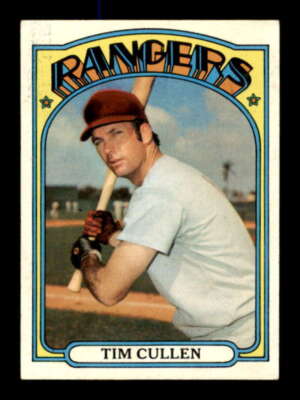 1972 Topps #461 Tim Cullen EX/EX+ Rangers 560684 | eBay