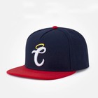 C Letter Embroidery Adjustable SnapBack USA Flag Baseball Cap Cali Rap ...