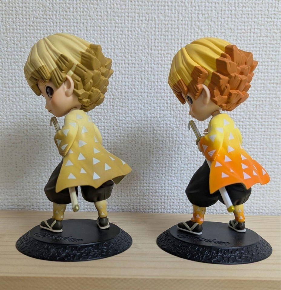 Qposket Zenitsu Agatsuma Demon Slayer Figure 2-Figure Set | eBay