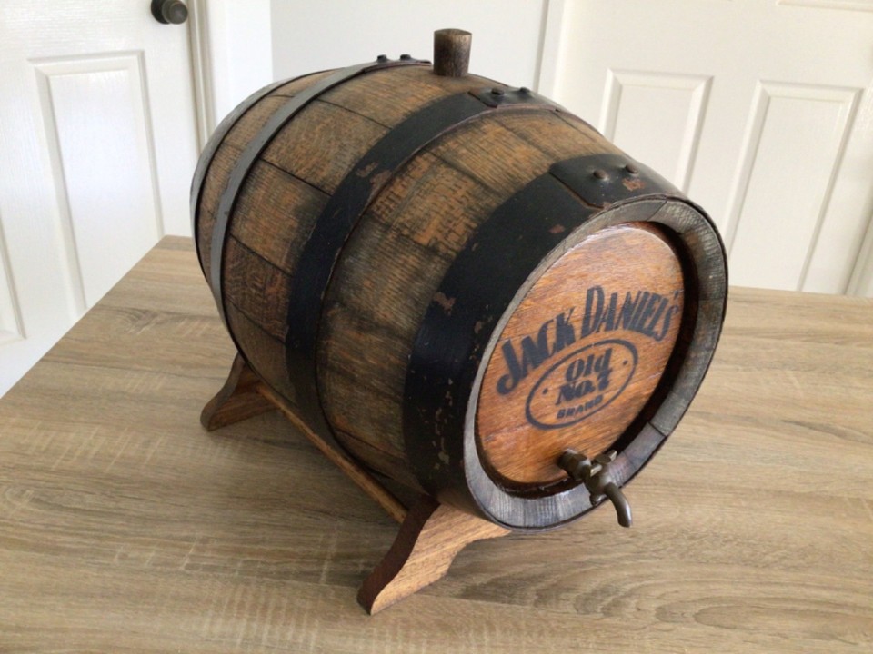 Rare Vintage Jack Daniel's Old No. 7 Whiskey Wooden Barrel / Keg ...