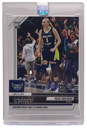 2025 Panini Instant WNBA #100 Paige Bueckers Dallas Wings Rookie Card ...