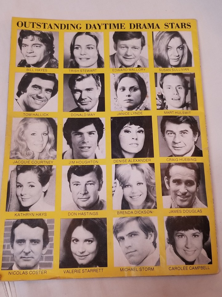 1975 Daytime Yearbook No 6 Serials Soap Opera TV Erika Slezak Susan ...