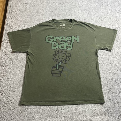 Green Day Shirt Mens XL Flower Kerplunk Band Tee Rock Punk Graphic ...