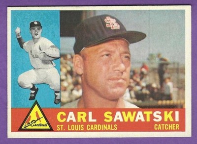 1960 Topps - #545 Carl Sawatski - St. Louis Cardinals - ExMt | eBay