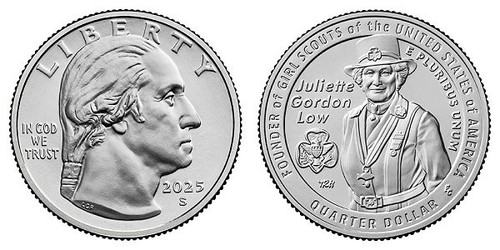 2025-S -American Women Quarter -Juliette Gordon Low -Uncirculated from ...