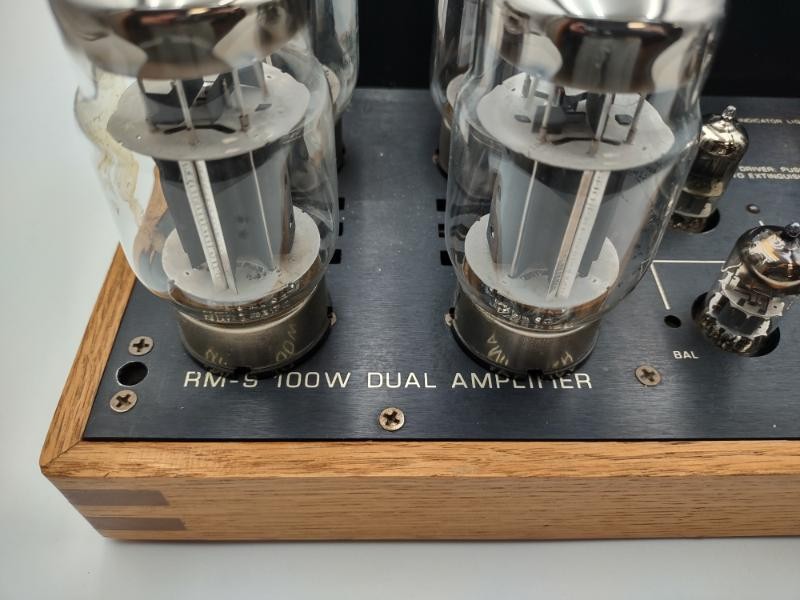Music Reference RM-9 100W DUAL AMPLIFIER ! RAM KT-88 Output Tubes ...