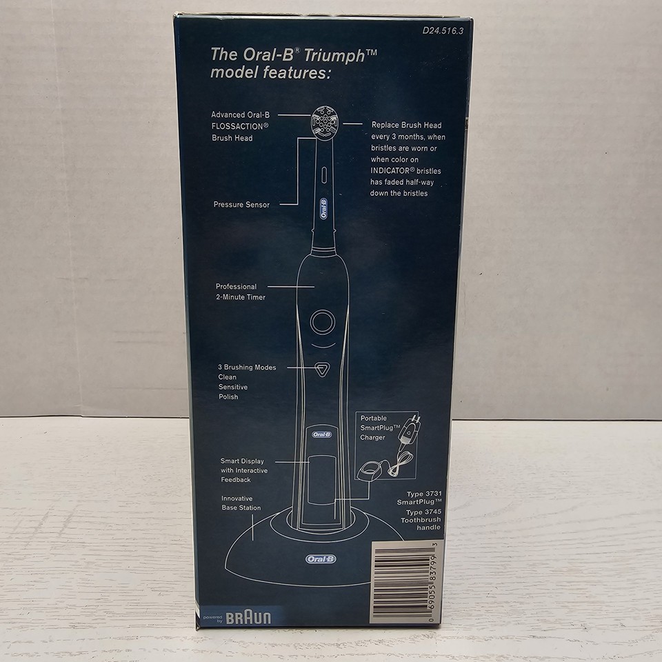 Oral-B Triumph Pro Care 9400 Toothbrush Rechargeable 3 Modes Braun (NEW ...