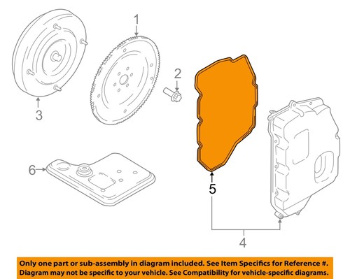 FORD OEM 13-22 Escape Transaxle Parts-Side Cover Gasket CV6Z7F396A | eBay