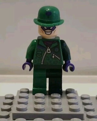 THE RIDDLER LEGO Batman II DC Super Heroes Minifigures (Genuine) sh088 ...
