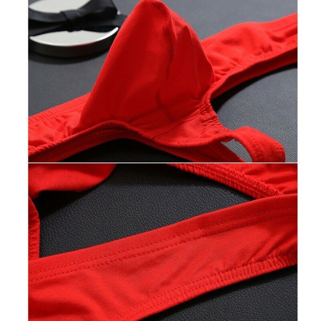 MCT PUSH-UP SWELL Schmalissimo RIO STRING TANGA SLIP EIS SEIDE 5 Farben ...
