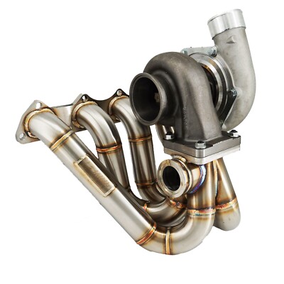B Series T3 Top Mount Turbo Manifold Kit GSR B16 B18 B20 44mm For Civic ...