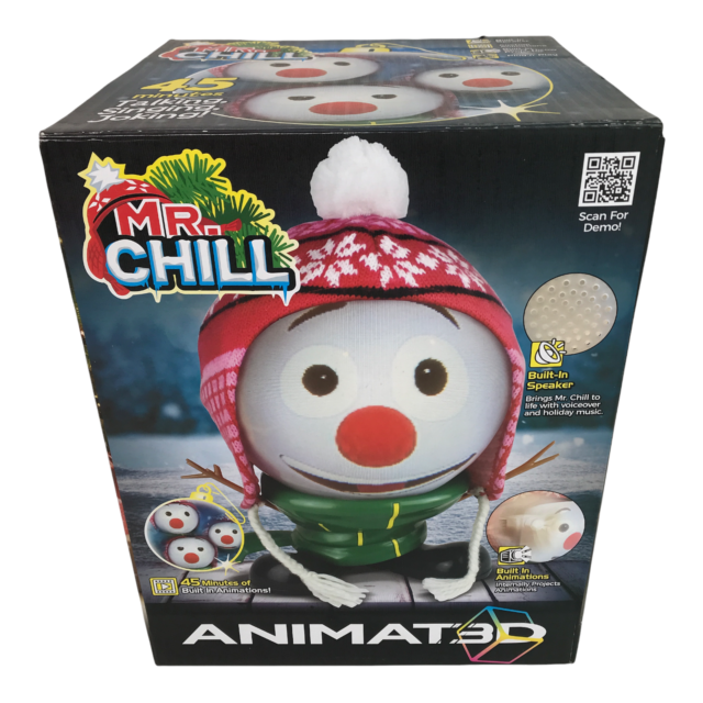 ANIMAT3D Mr Chill Talking Animated Snowman Singing Joking Holiday ...